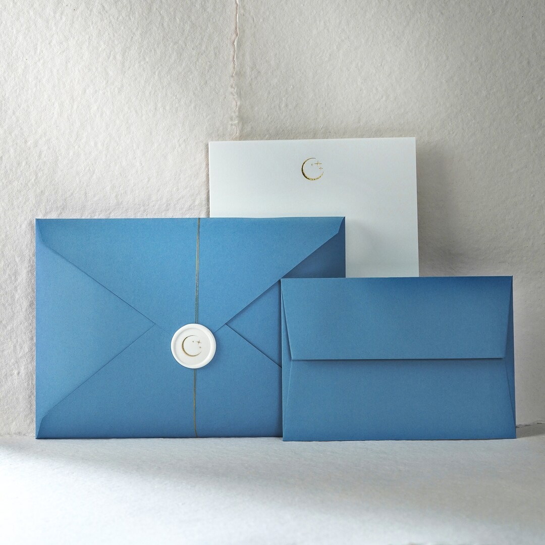 Luna Luxury Gold Foiled Writing Set - Etsy