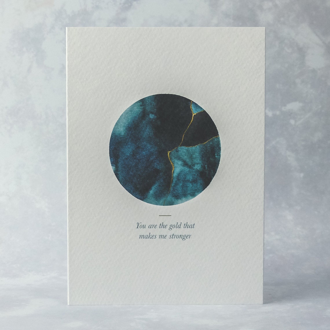 Watercolour Kintsugi Greeting Card 3 Different Messages | Etsy UK