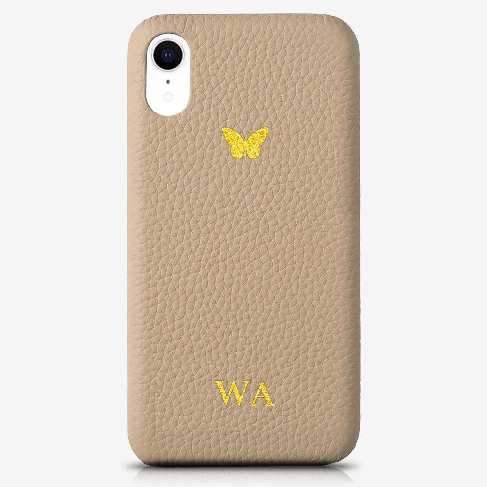 Galaxy S20 Real Leather Case Foil Monogram Personalised Phone - Etsy