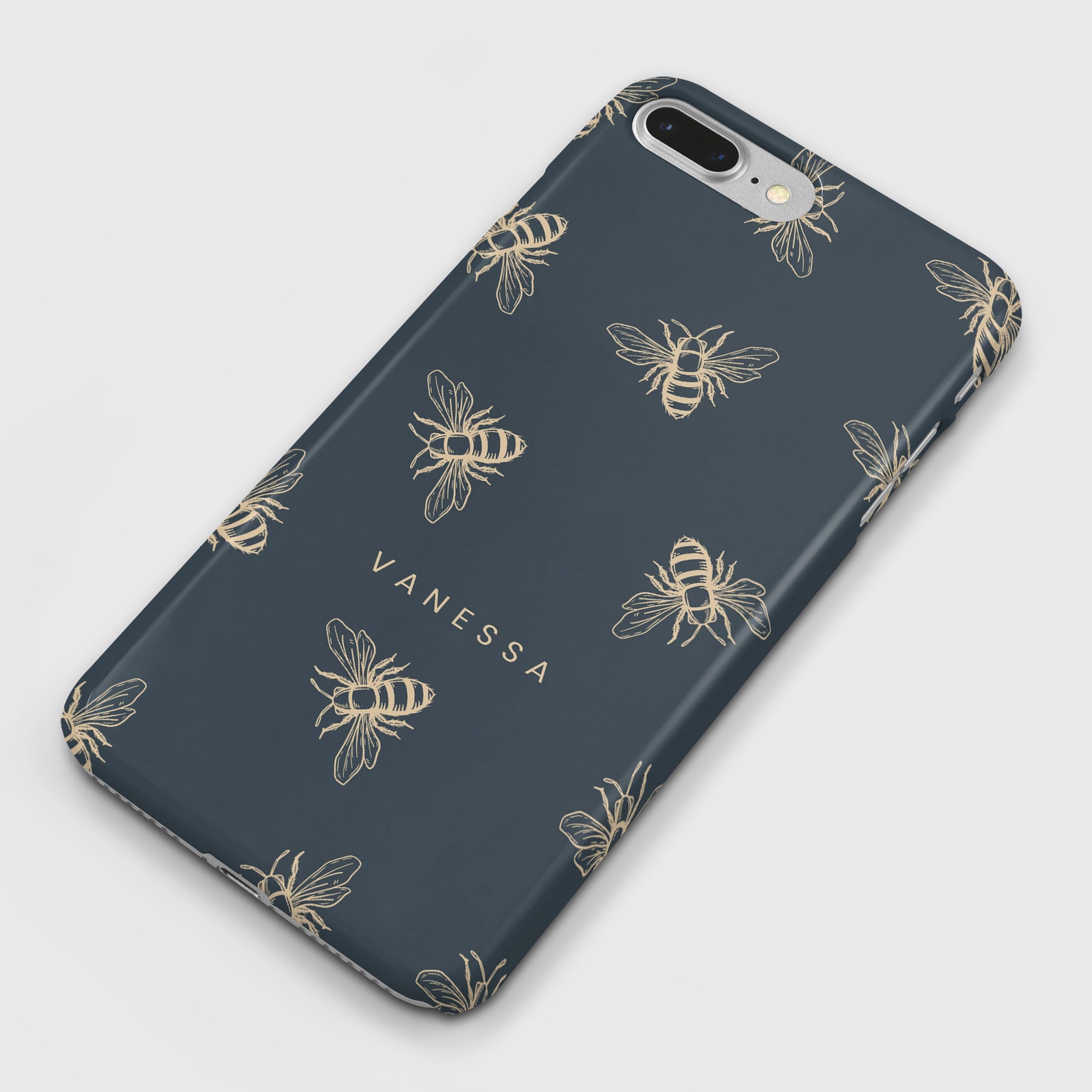 Iphone Case Phone Case Personalise Bee Print Case Custom - Etsy