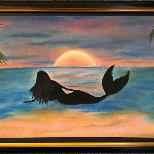 Mermaid Painting - Etsy