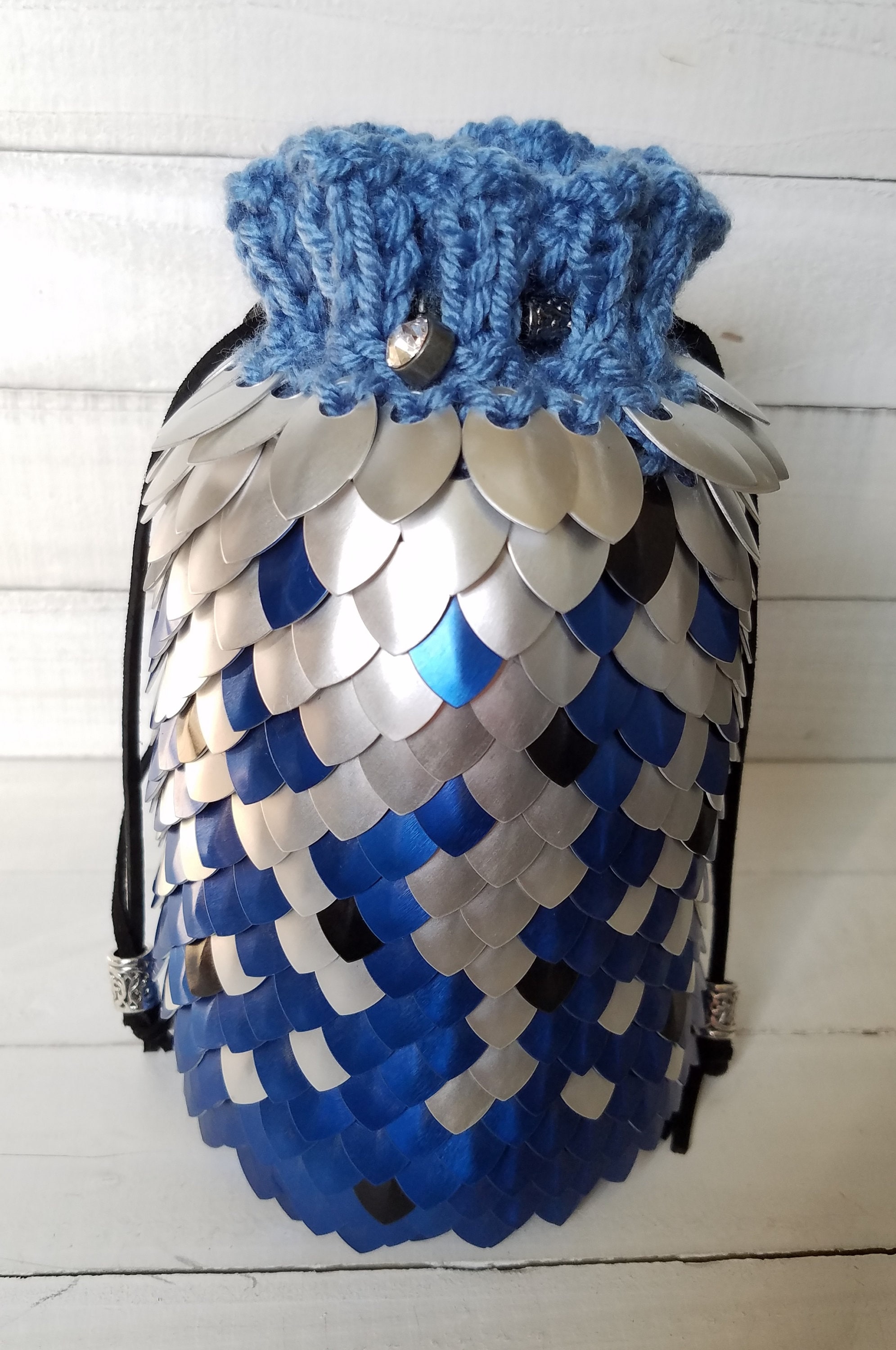 Large Dragon Scale Bag Scalemail Bag Dragon Scale Dice Bag | Etsy