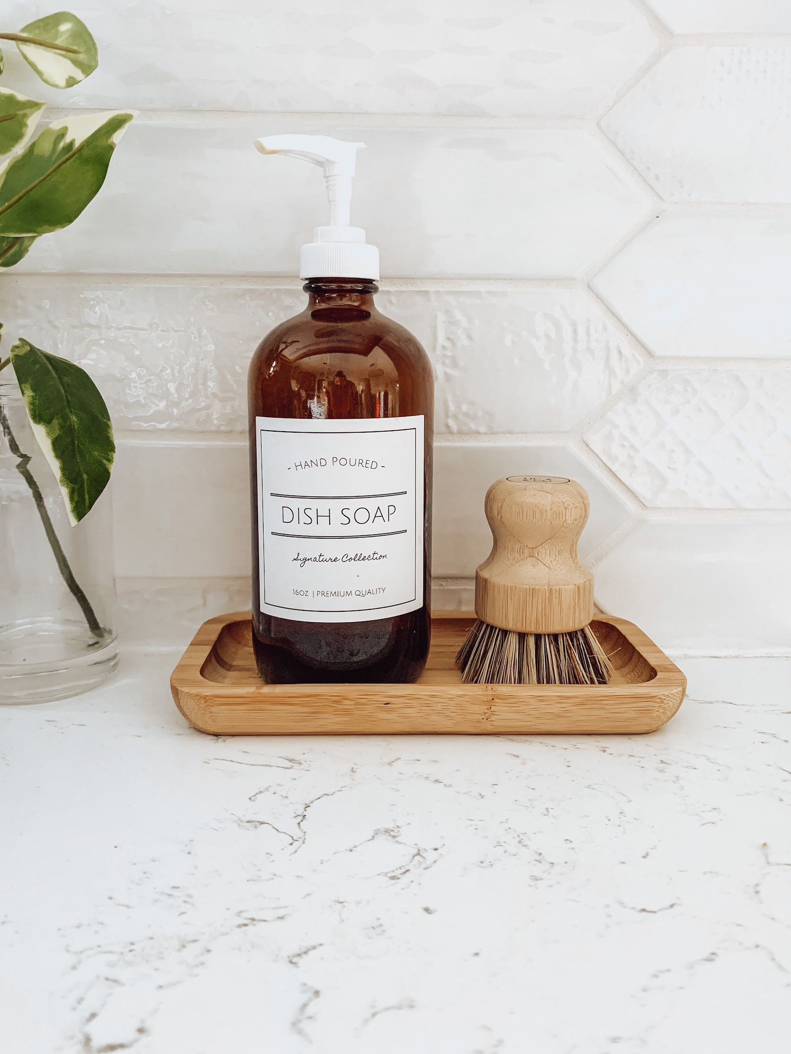 Bamboo Wood Tray Soap Dispenser Tray Wood Tray 2 Bottle - Etsy