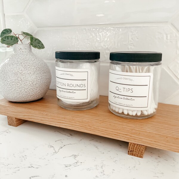 Qtip Jar - Etsy