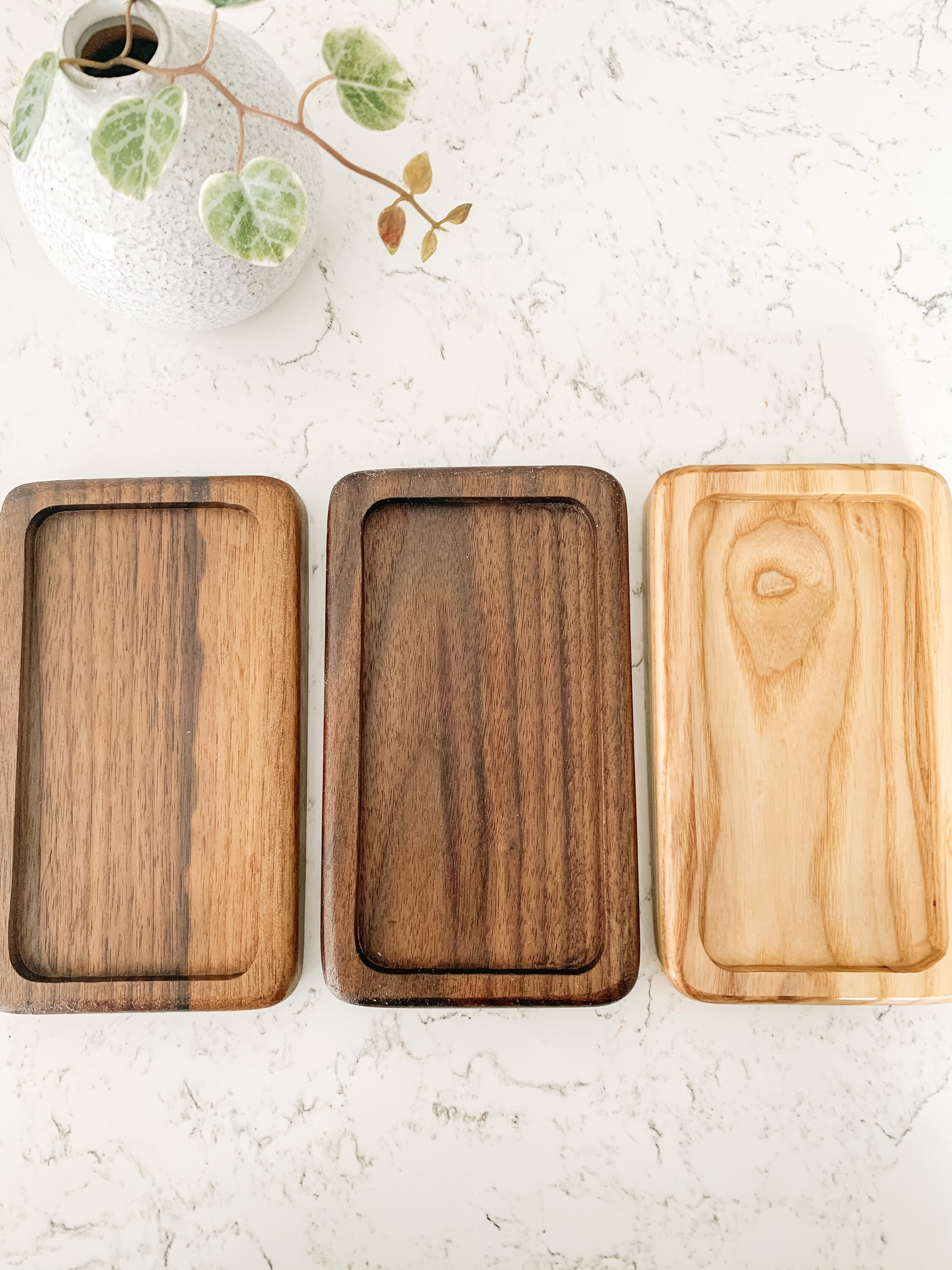 Handmade Wood Tray Soap Dispenser Tray Wood Tray 2 Bottle | Etsy