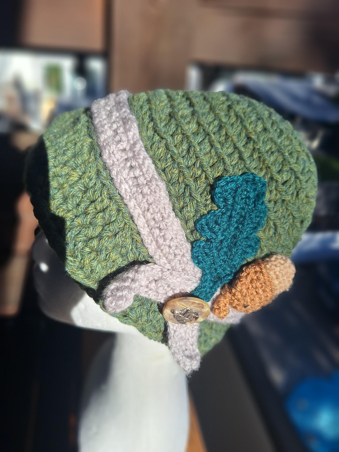 Traditional Hat Shepherd's Hat Crocheted New Wool Size 46-49 Cm ...