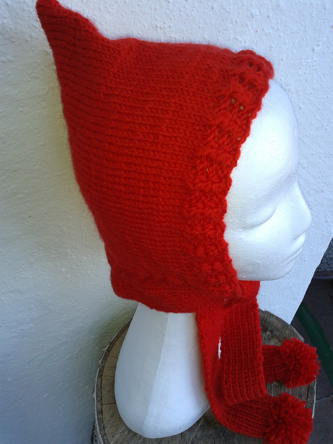 Little Red Riding Hood Hat Size 40-45 Cm Head Circumference ...