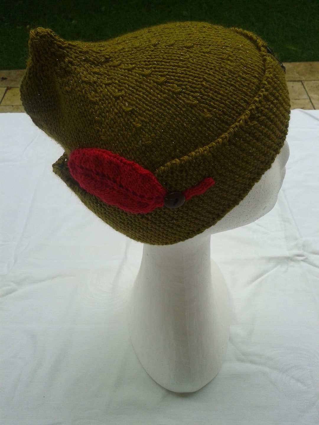 Peter Pan Costume Hat, Pure New Wool, Hat With Feather, Peter Pan Hat ...