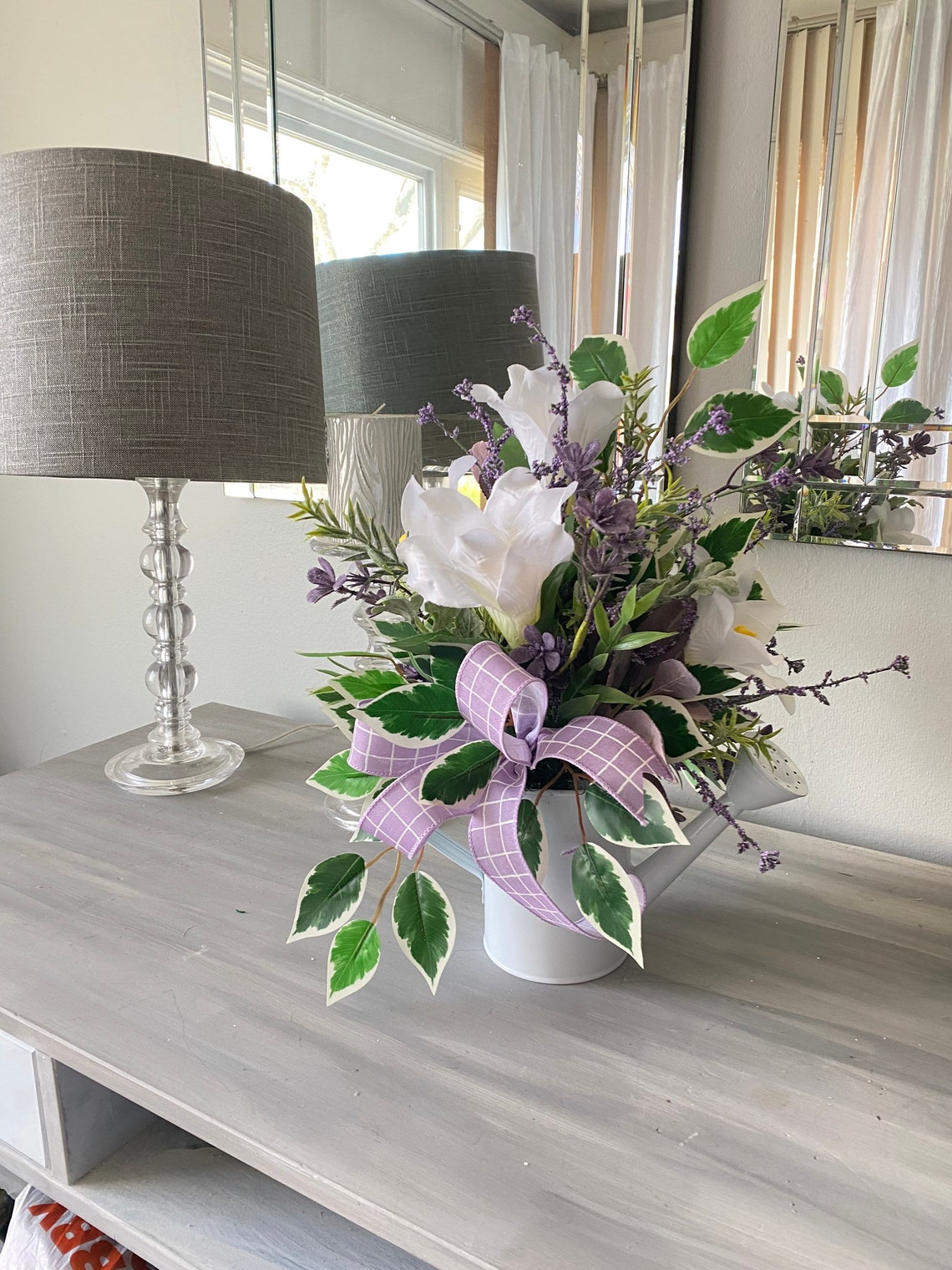 Easter Centerpiece Religious Arrangement Neutral Decor | Etsy