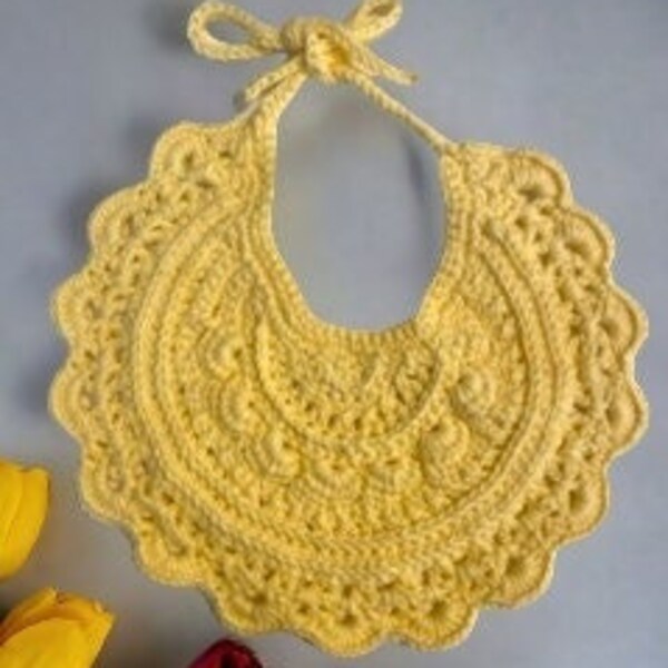 Crochet Bib - Etsy
