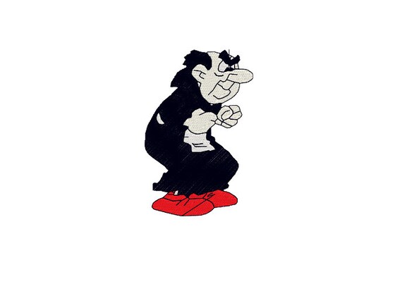 Gargamel Embroidery Design. INSTANT DOWNLOAD Zip PDF | Etsy