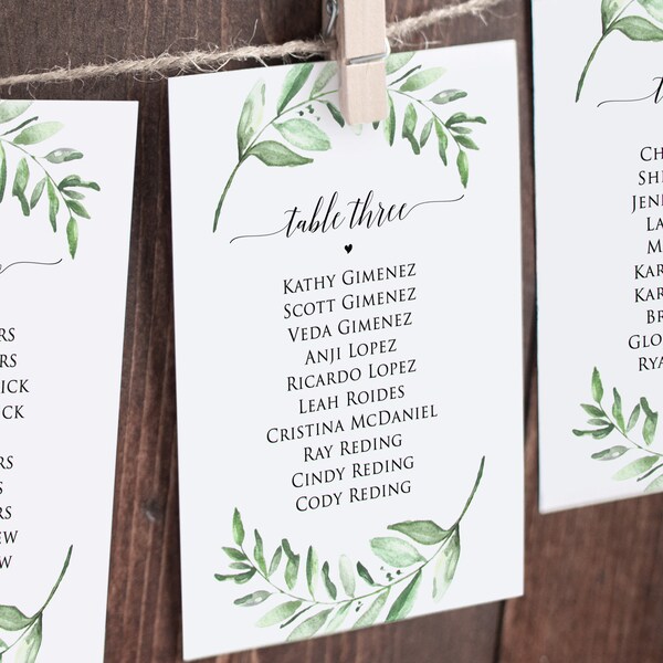 Standing Seating Chart - Etsy