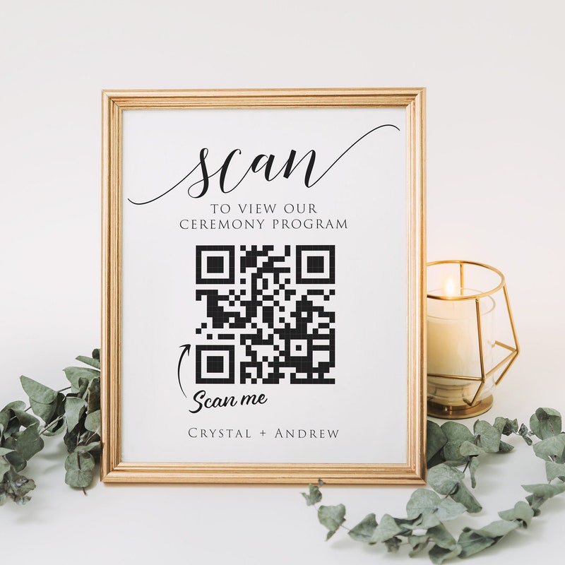 Wedding Program Sign - Etsy