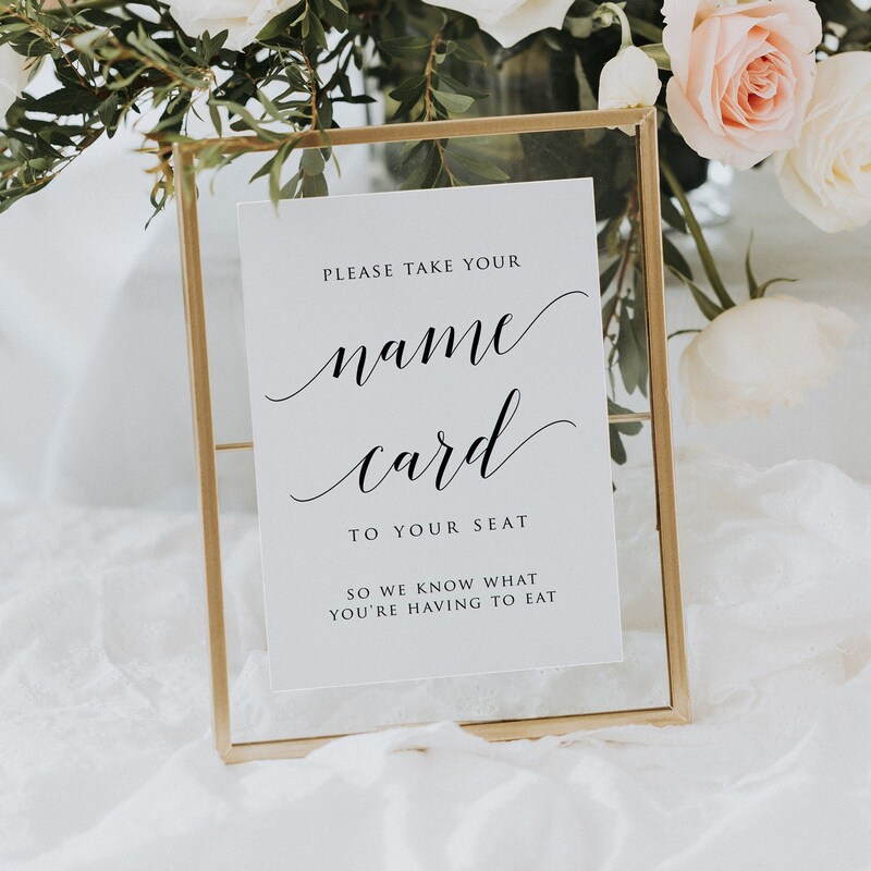 Escort Cards Sign - Etsy