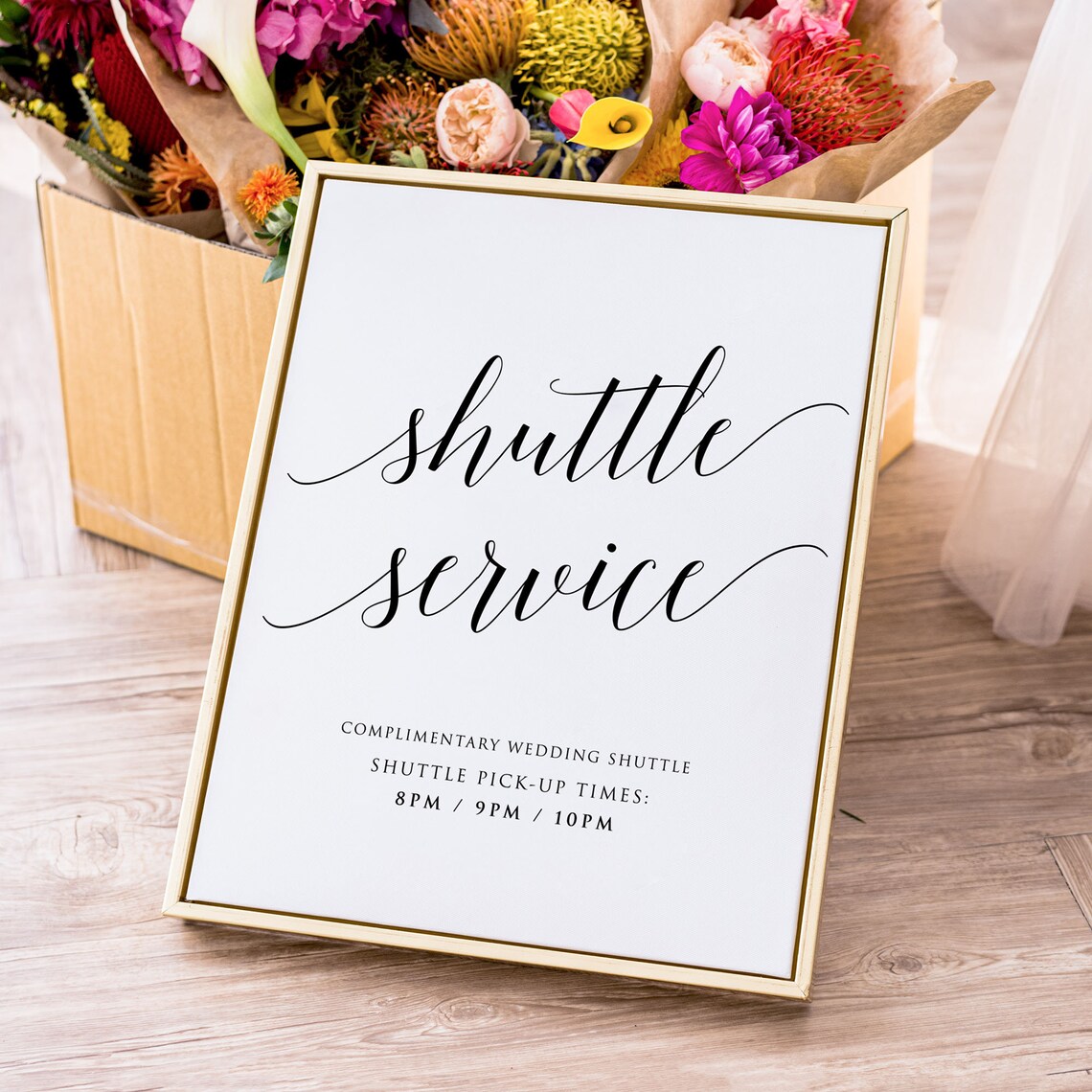 Shuttle Service Sign Printable Shuttle Sign Shuttle Service | Etsy