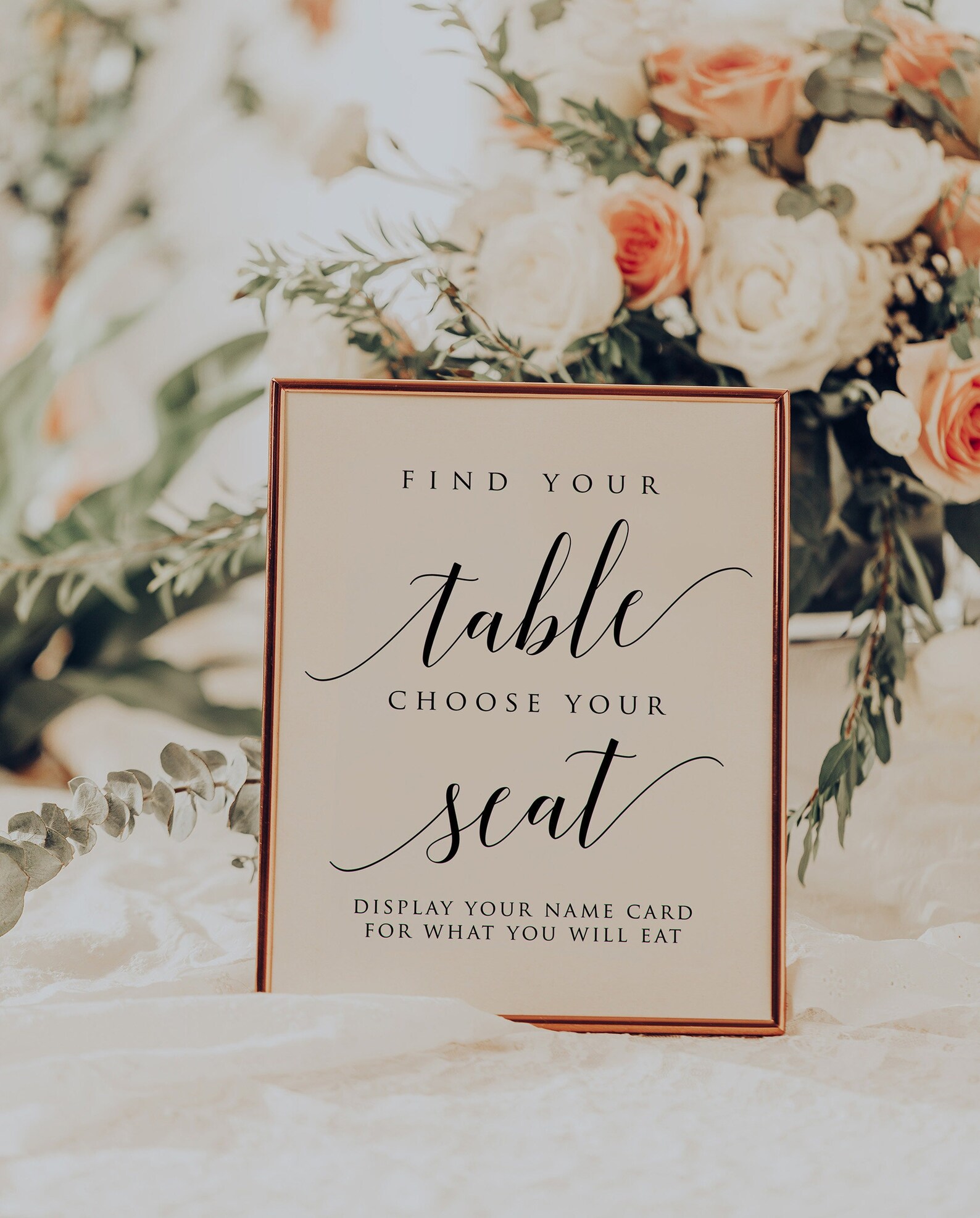 Find Your Table Sign Please Find Your Seat Sign Take Your - Etsy