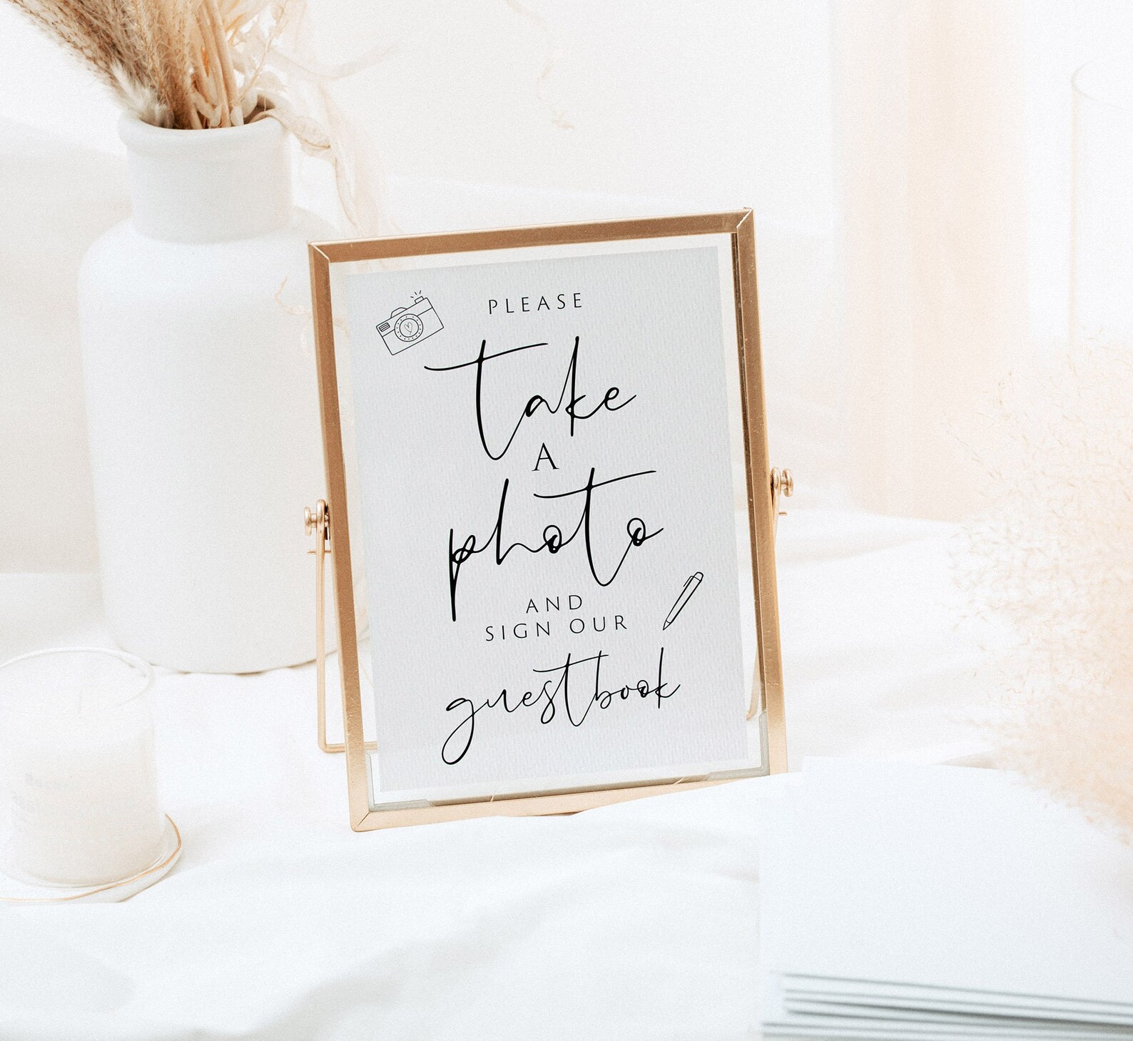 Please Take A Photo and Sign Our Guestbook Sign Wedding - Etsy