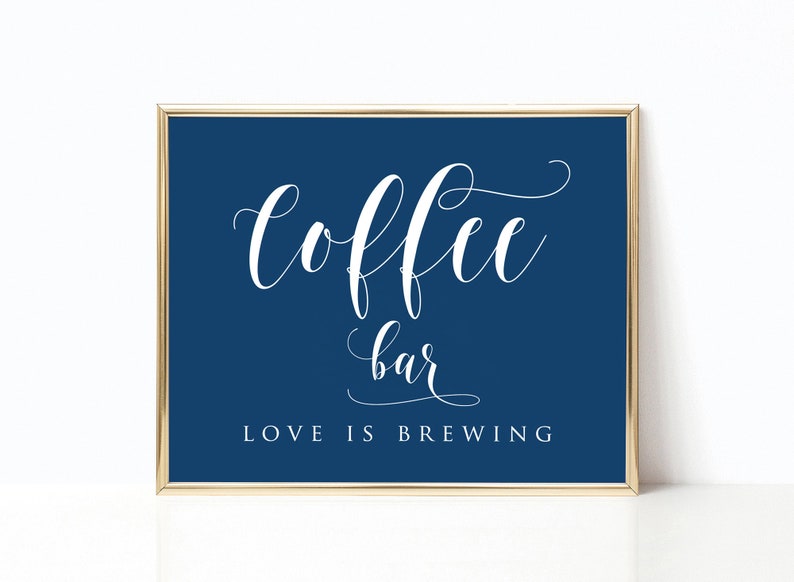 Wedding Coffee Bar Sign Coffee Sign Coffee Bar Sign | Etsy