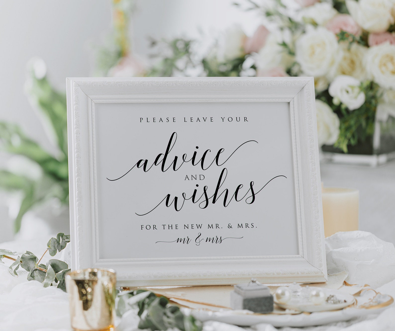 Printable Advice and Wishes Sign Advice and Wishes Advice - Etsy