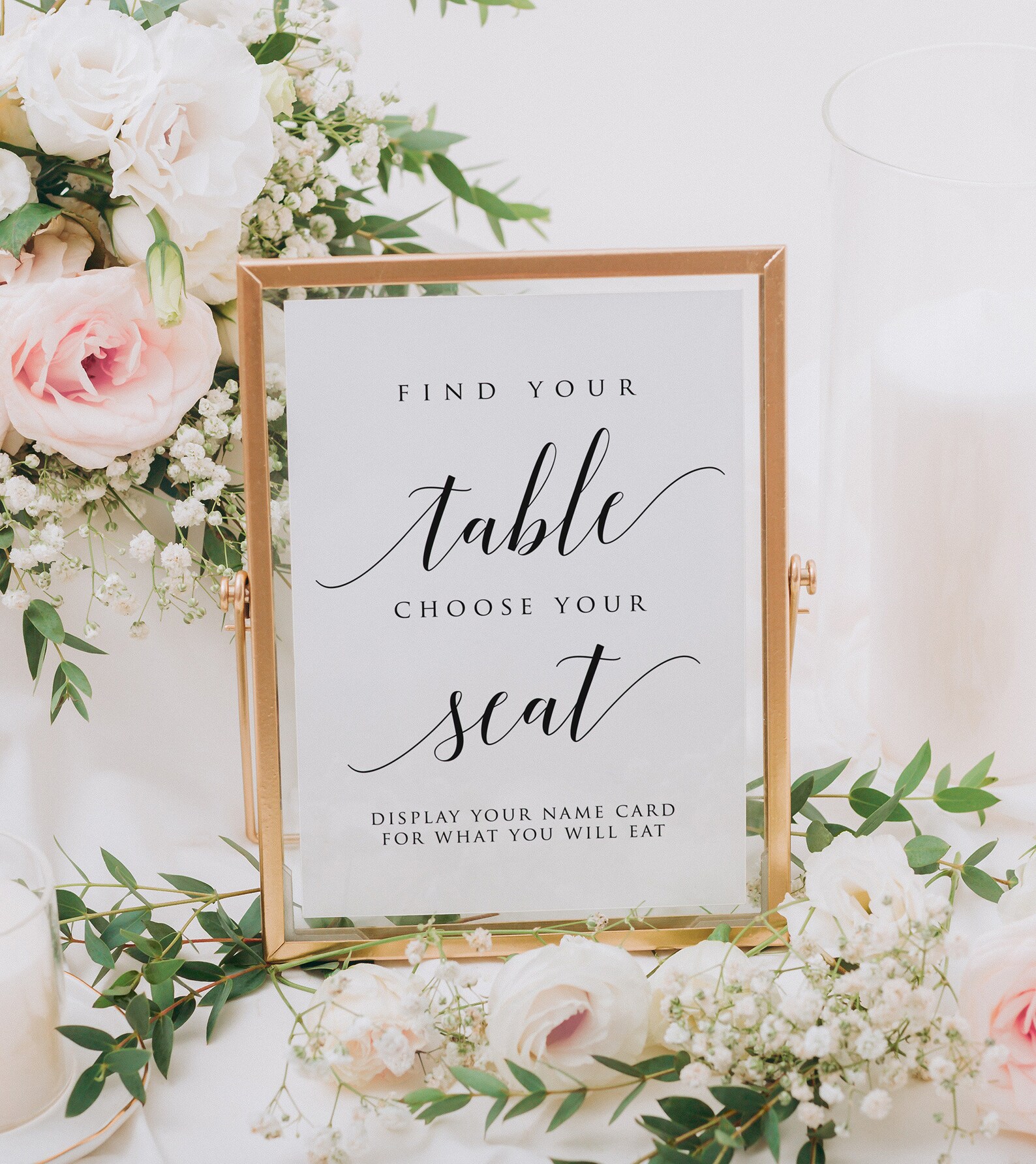 Find Your Table Sign Please Find Your Seat Sign Take Your - Etsy