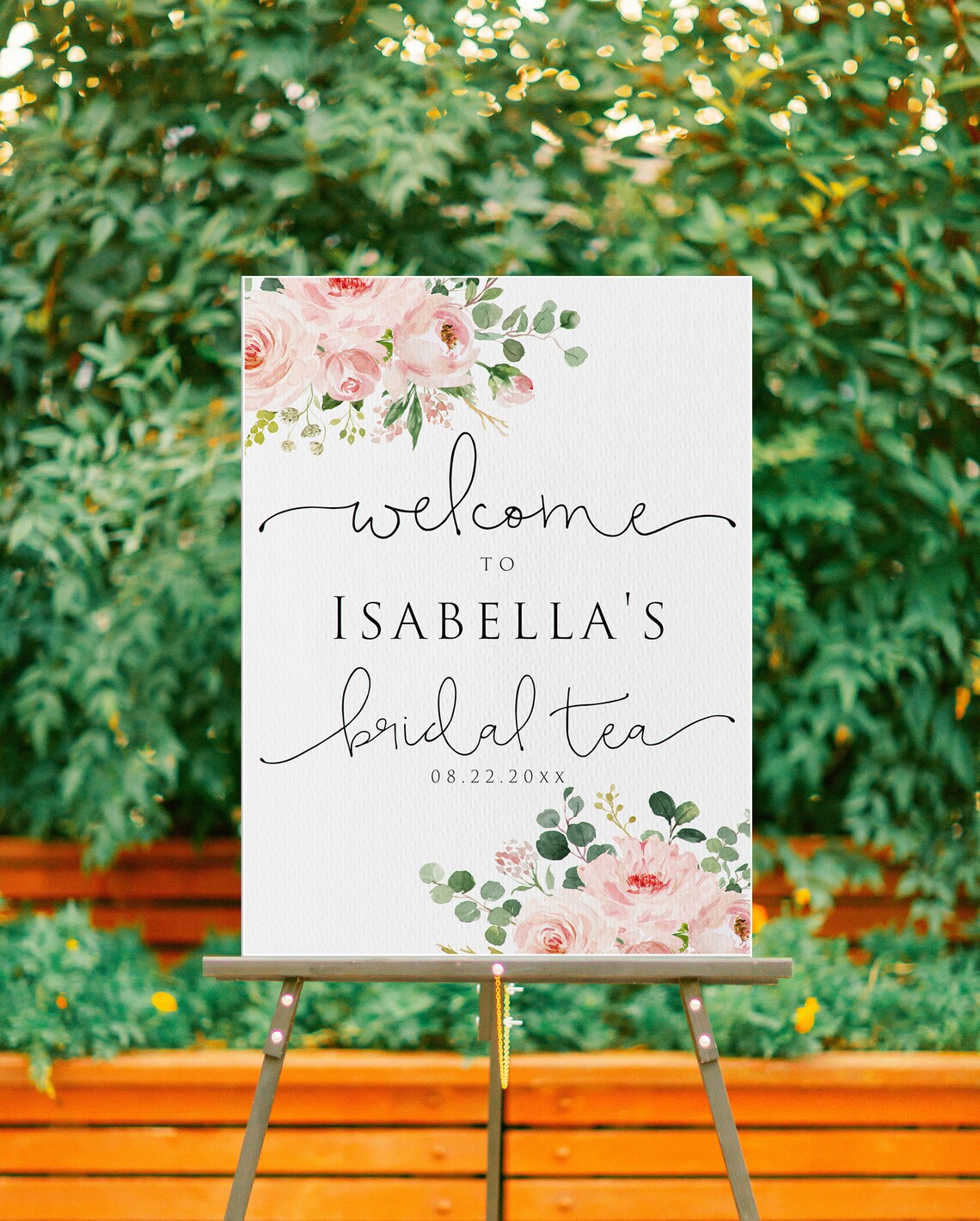 Tea Party Welcome Sign Template Printable Bridal Tea Shower - Etsy