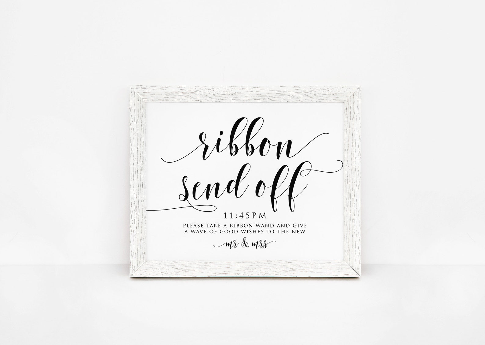 Ribbon Send Off Sign Wedding Ribbon Send Off SignSend Off | Etsy