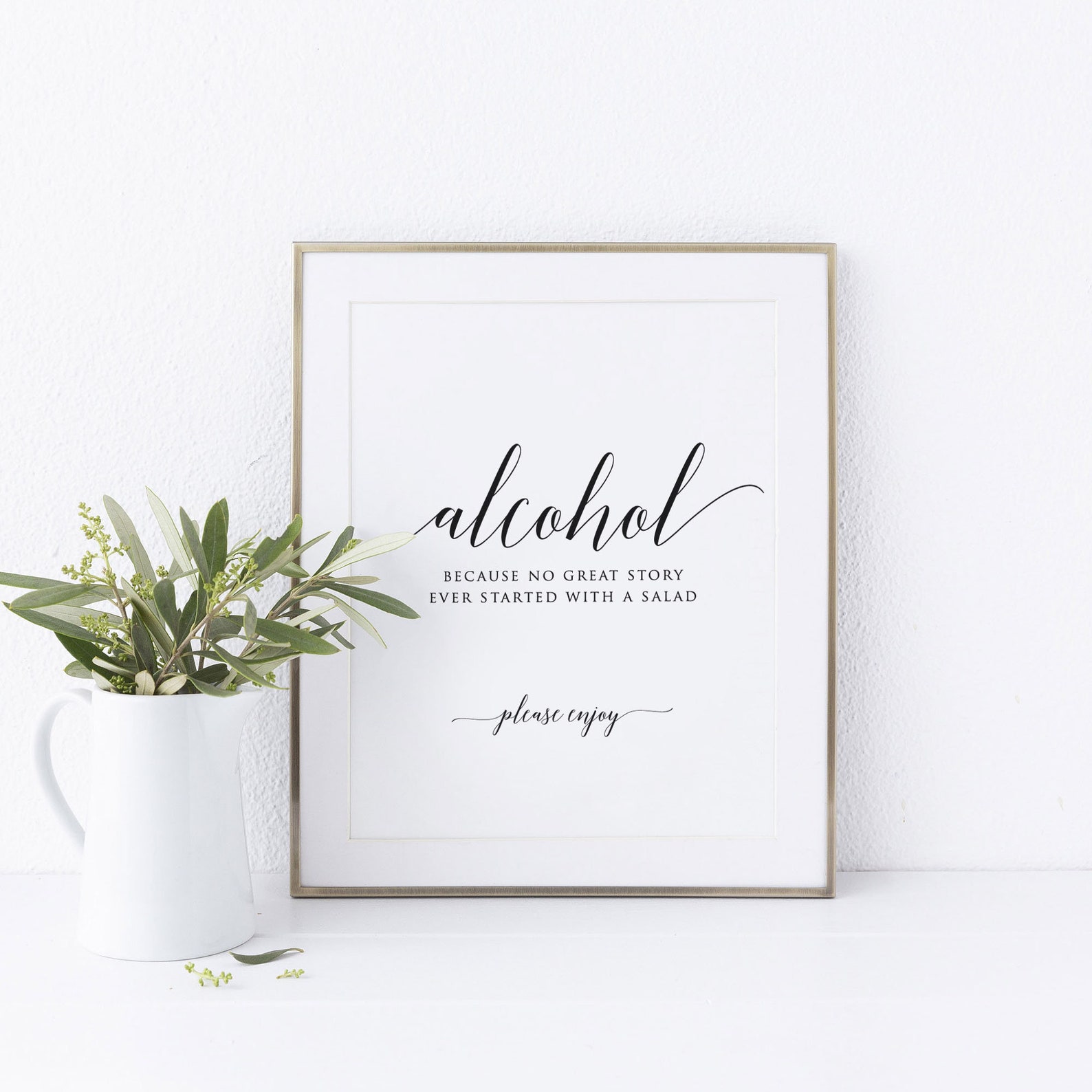 Printable Alcohol Sign Bar Sign Wedding Sign Reception - Etsy
