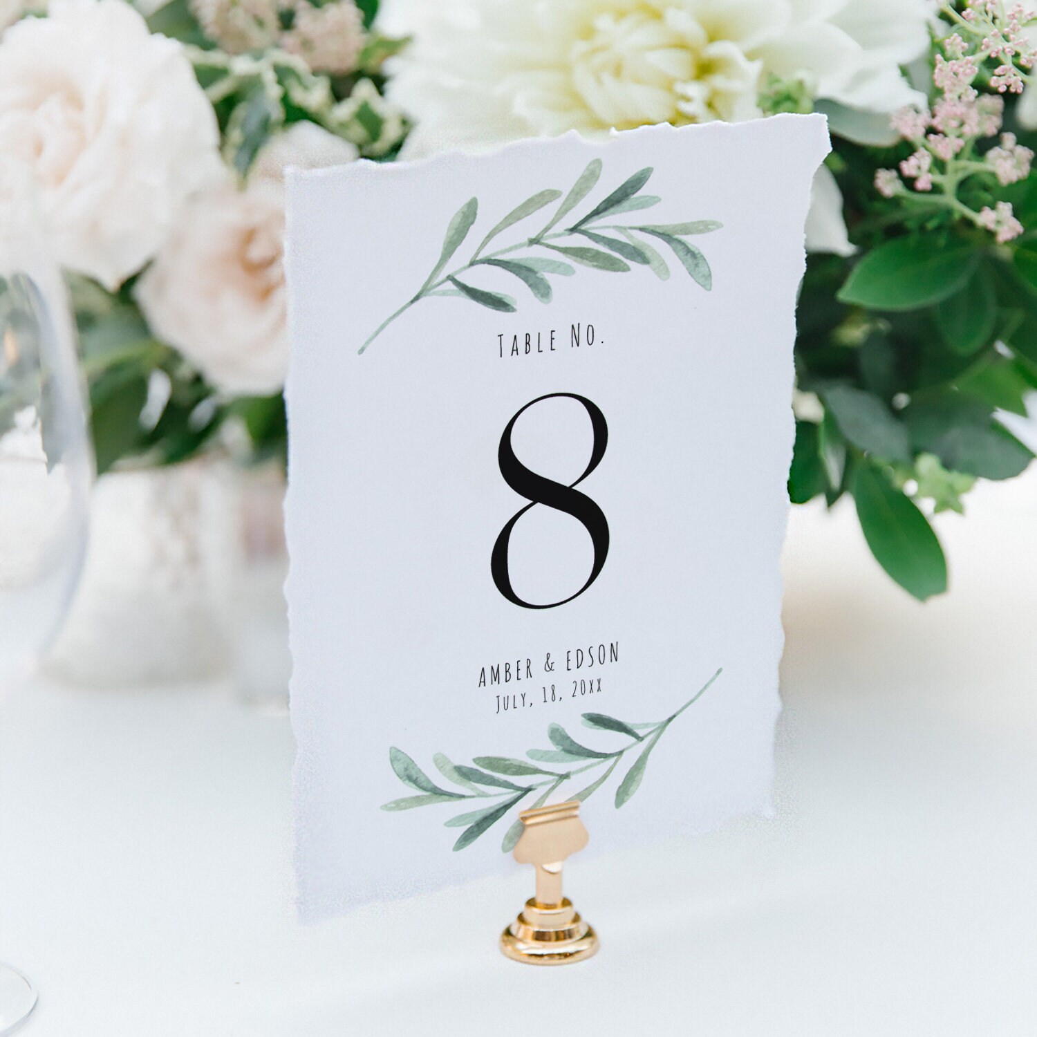 Printable Table Numbers Table Numbers Printable Table | Etsy