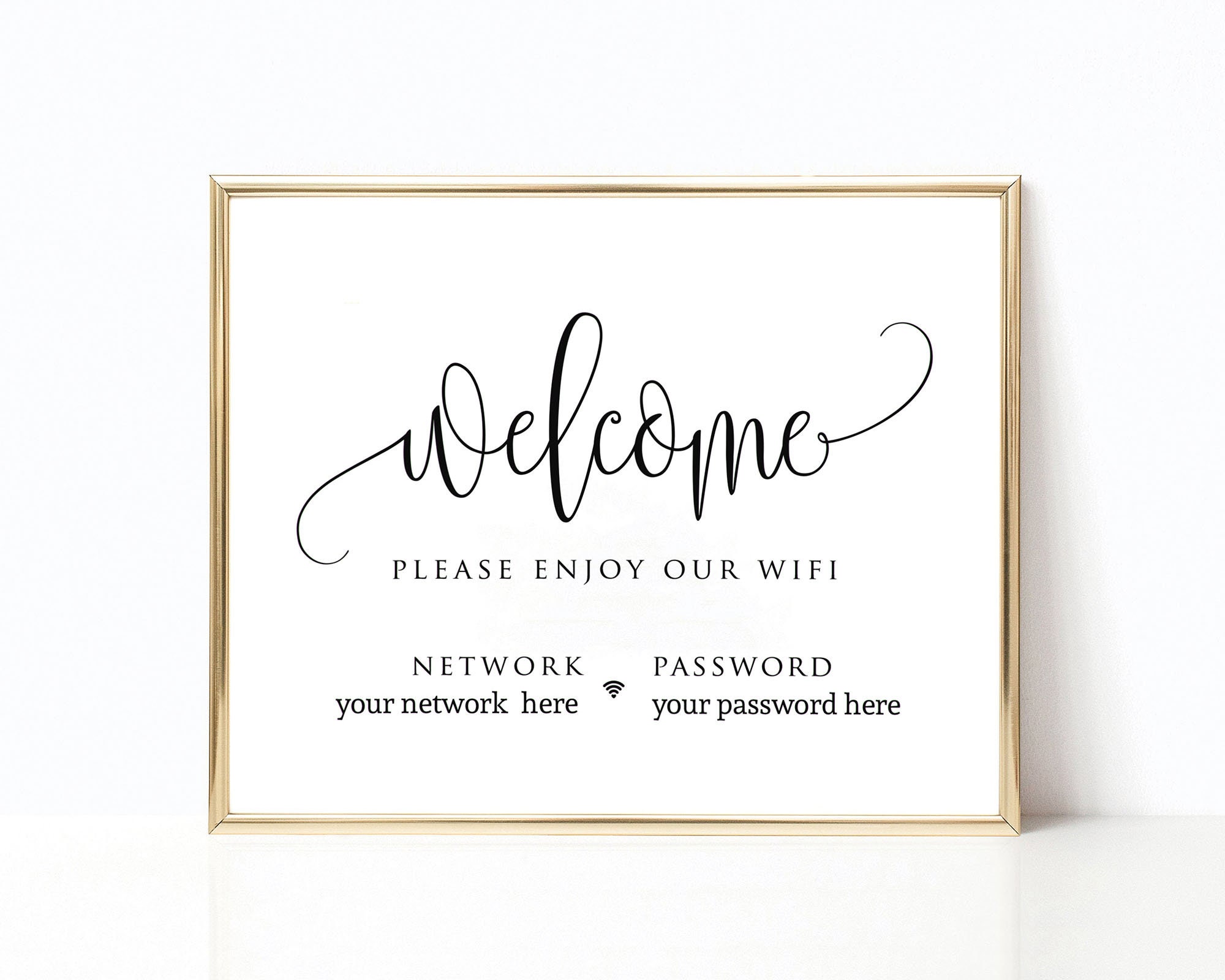 WIFI Password Sign Printable Wifi Sign WIFI Password Sign - Etsy Canada