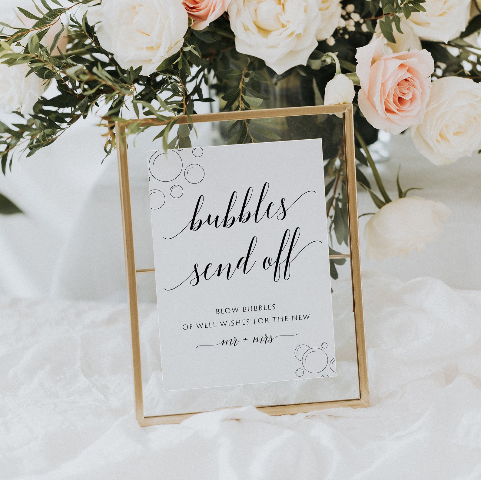 Bubbles Send off Sign Wedding Bubbles Sign Wedding Bubble - Etsy