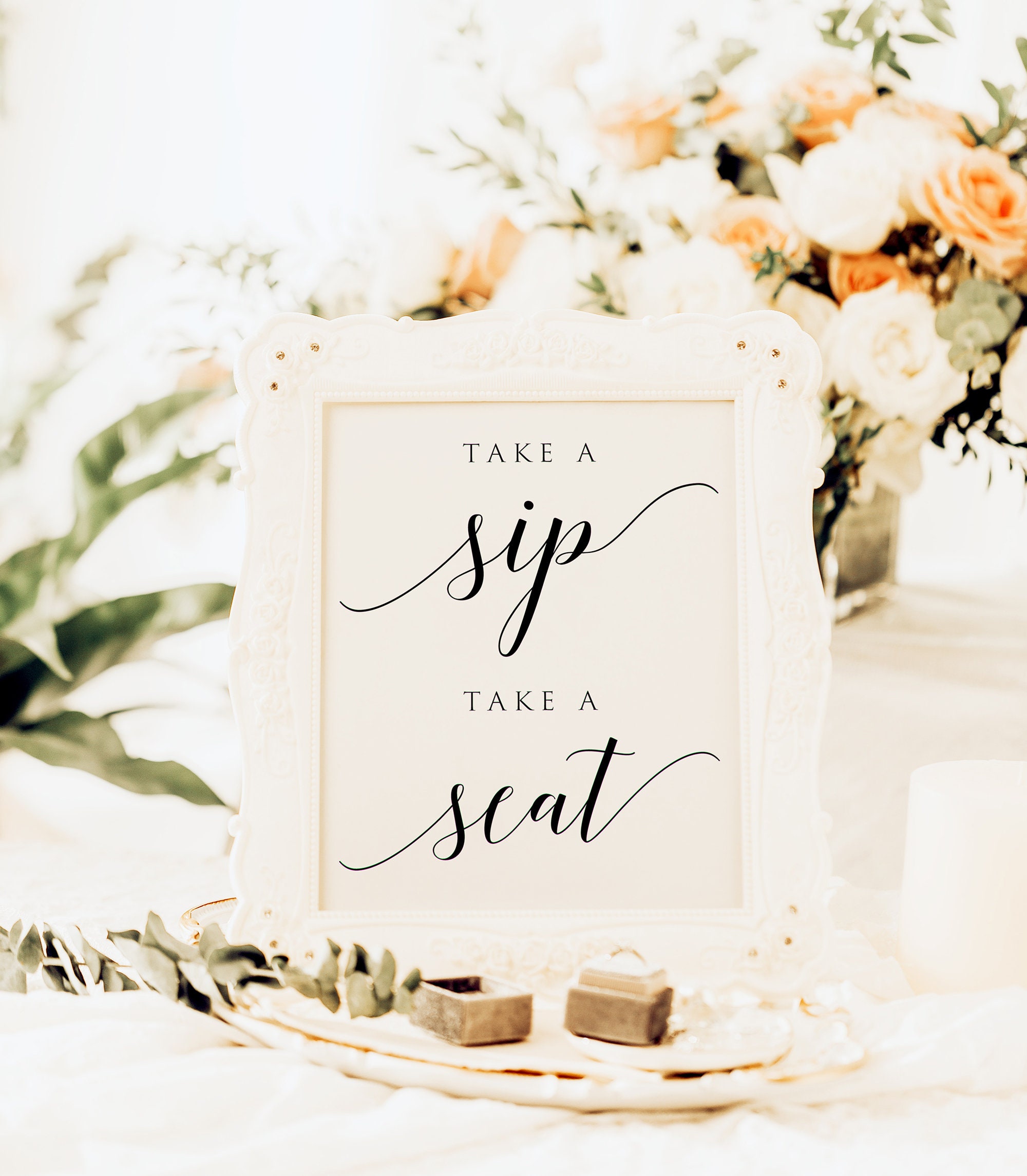 Seating Sign Template Printable Take Your Seat Sign Find | Etsy Canada
