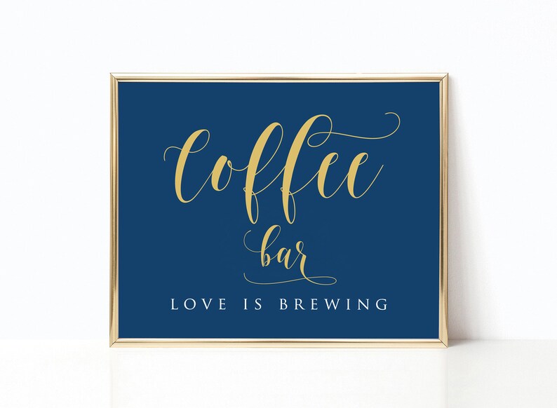 Wedding Coffee Bar Sign Coffee Sign Coffee Bar Sign | Etsy