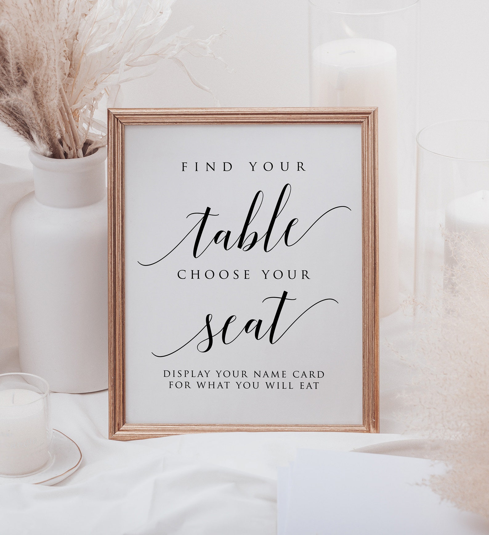 Find Your Table Sign Please Find Your Seat Sign Take Your - Etsy