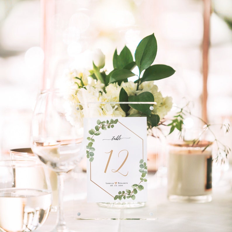 Printable Table Number Cards Table Numbers Printable Gold | Etsy