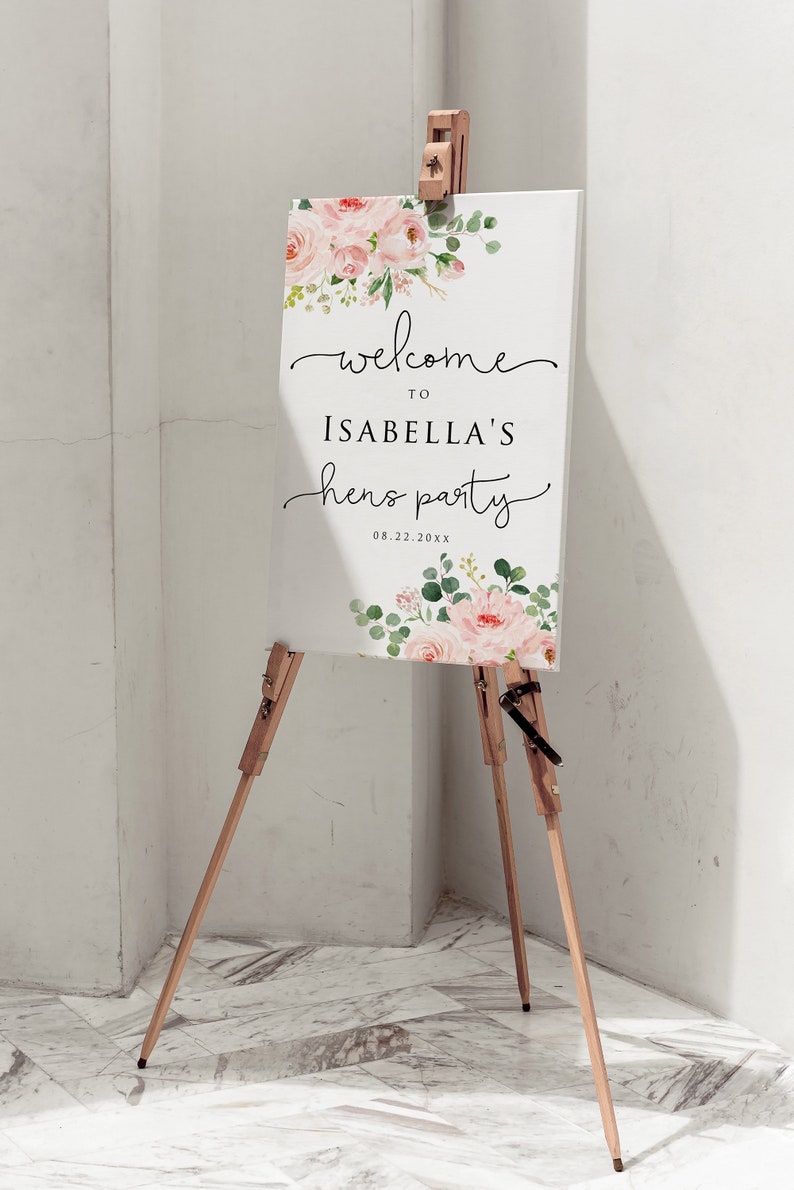 6 Sizes Hens Party Welcome Sign Hen Party Welcome Sign Hens | Etsy