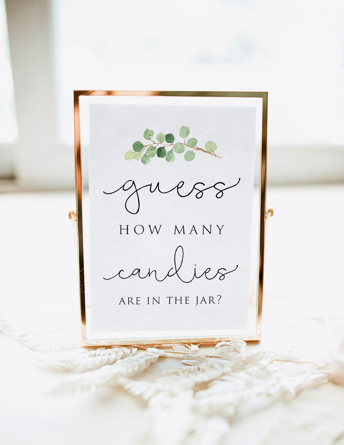 Guess How Many Candies Game Guess How Many Candies Sign Baby - Etsy