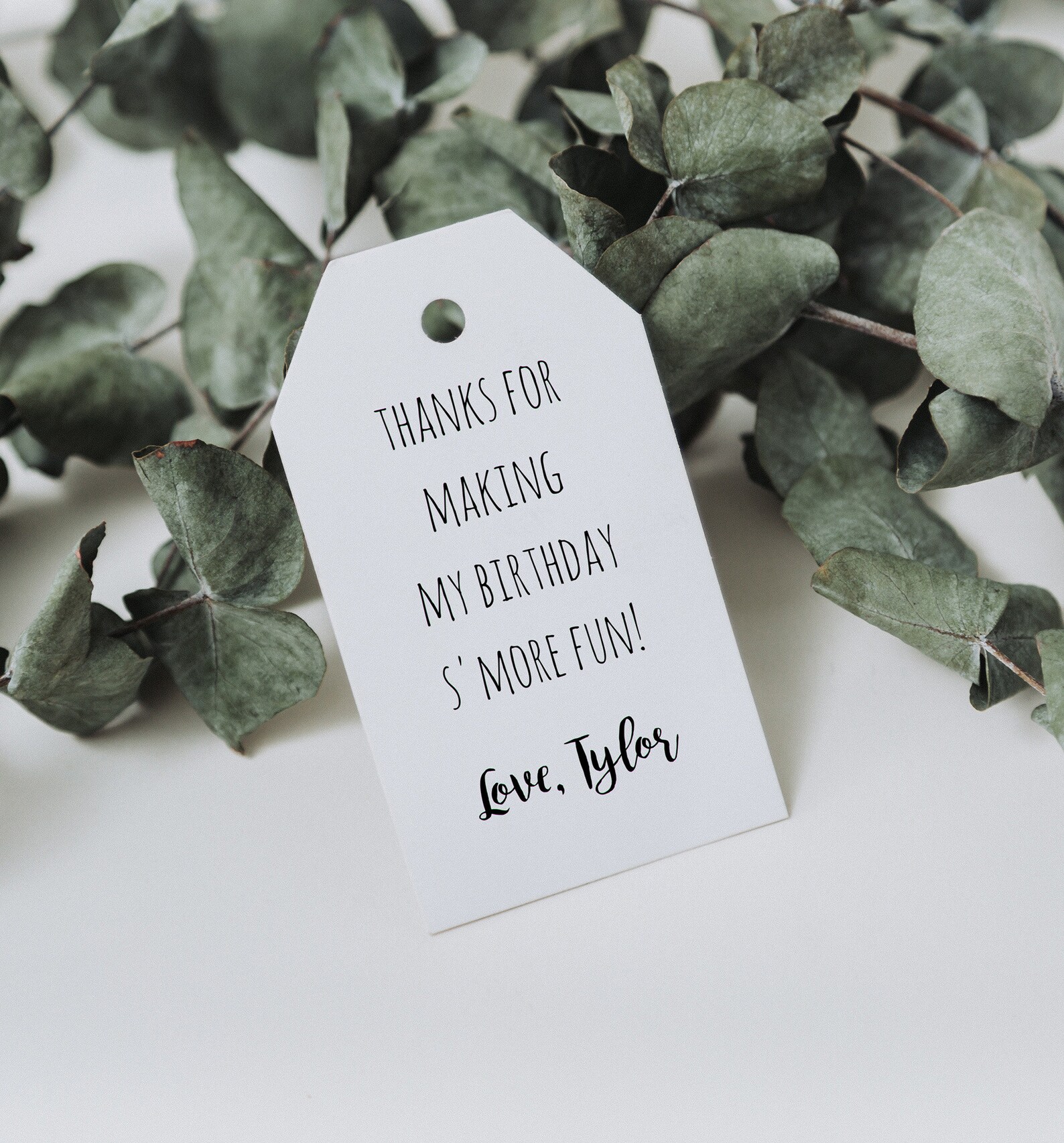 Birthday Favor Tags Birthday Thank You Tags Printable Thank - Etsy