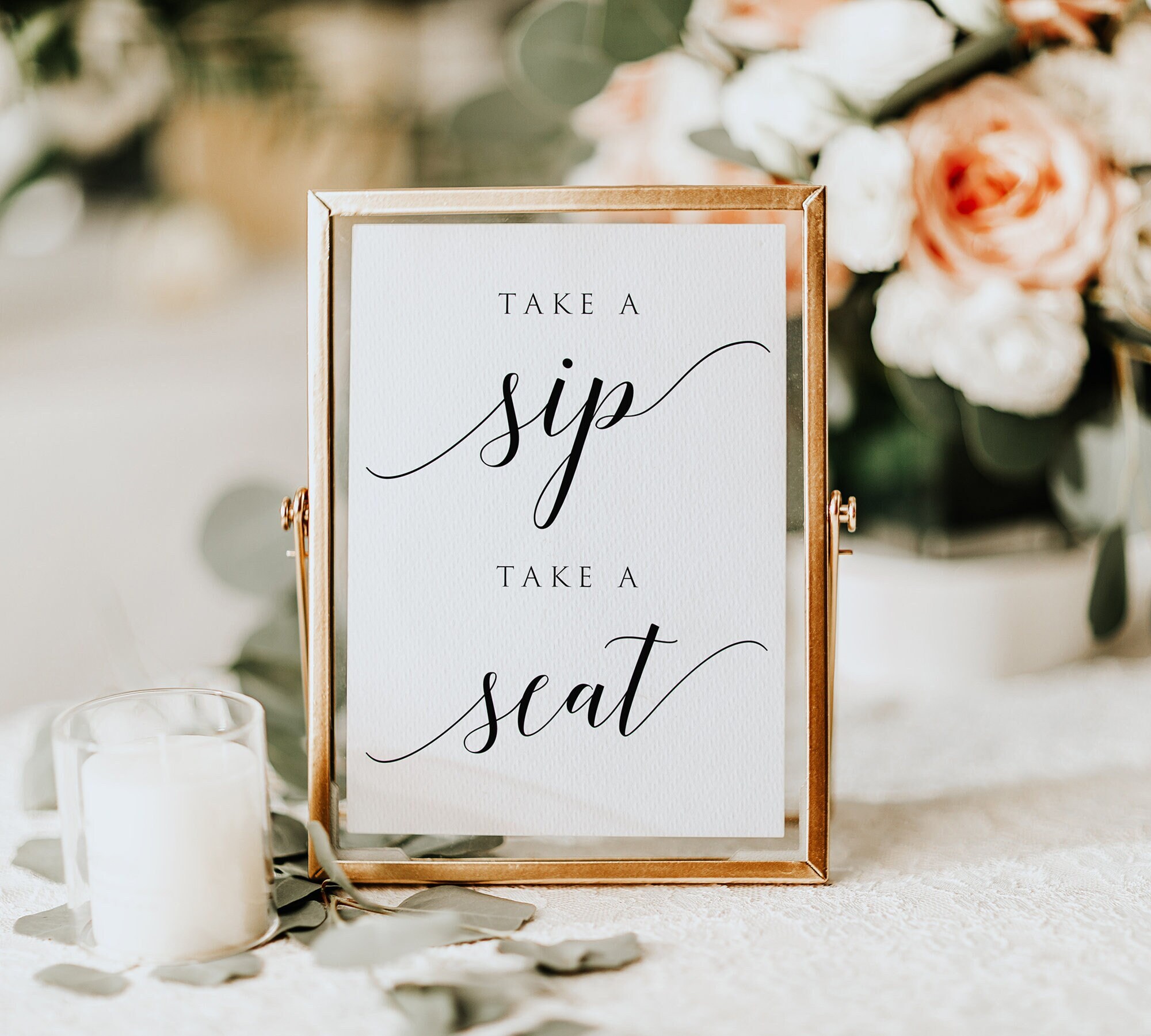 Seating Sign Template Printable Take Your Seat Sign Find | Etsy Canada