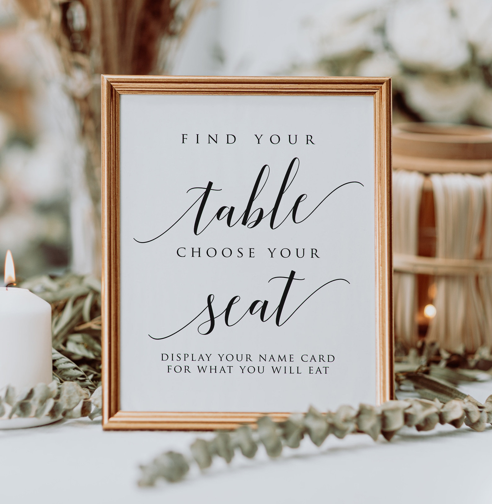 Find Your Table Sign Please Find Your Seat Sign Take Your - Etsy