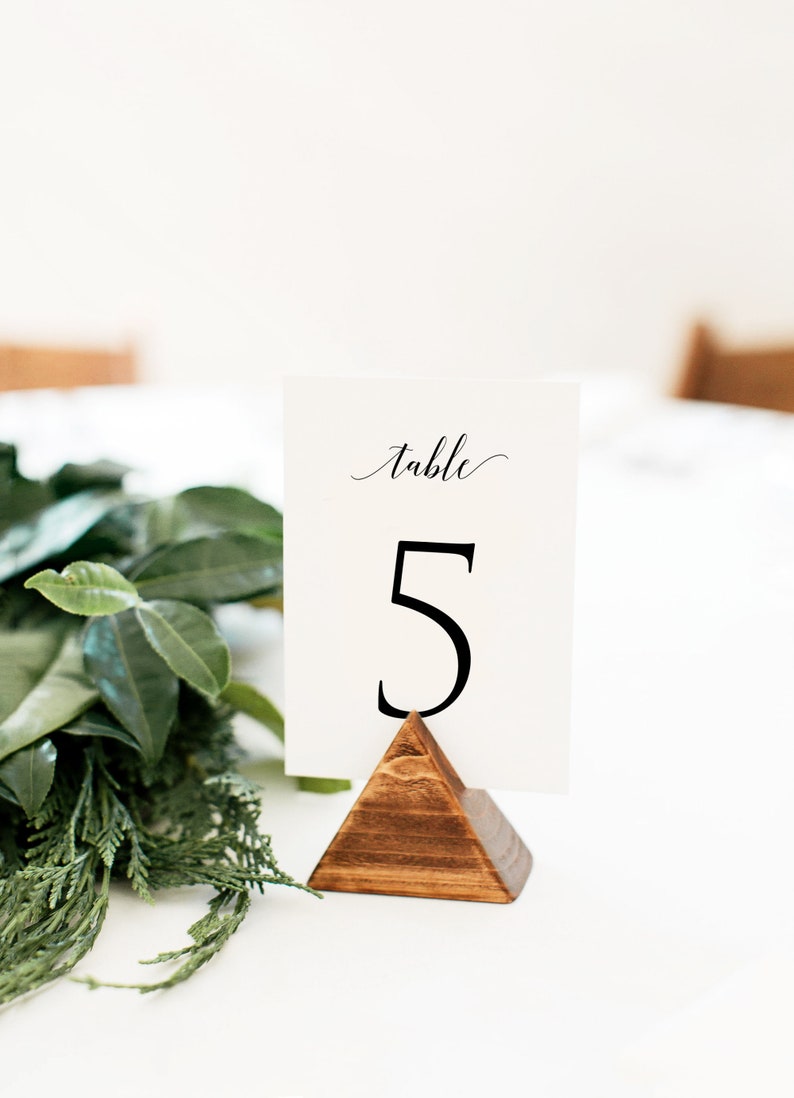 Printable Table Numbers Cards Table Numbers Printable Table - Etsy