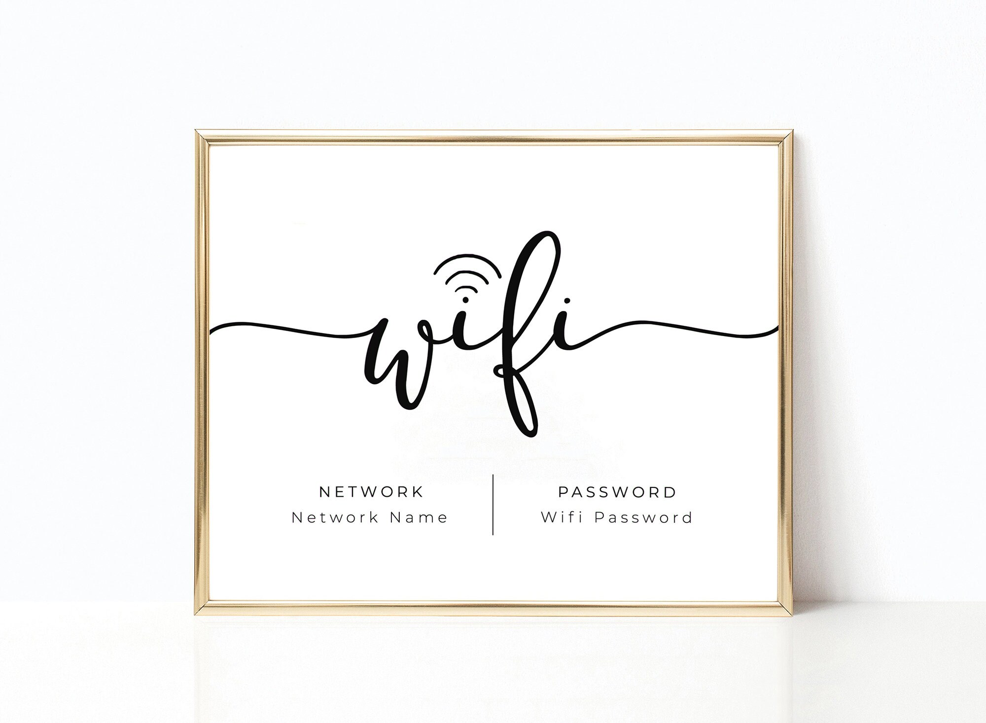 WIFI Password Sign Printable Wifi Sign Editable Wifi Sign | Etsy Canada
