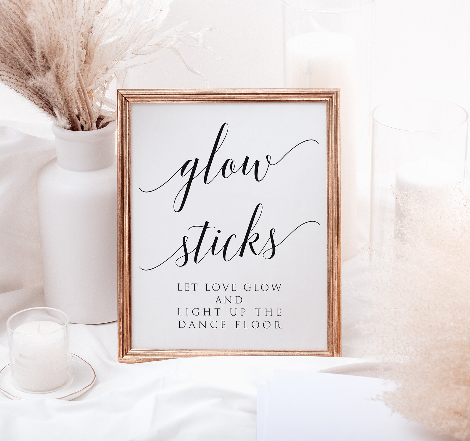 Glow Sticks Wedding Sign Glow Sticks Sign Glow Sticks - Etsy