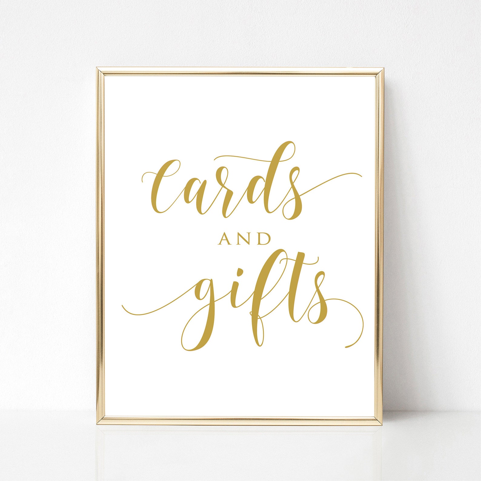 Printable Cards and Gifts Sign Editable Cards and Gifts Sign - Etsy