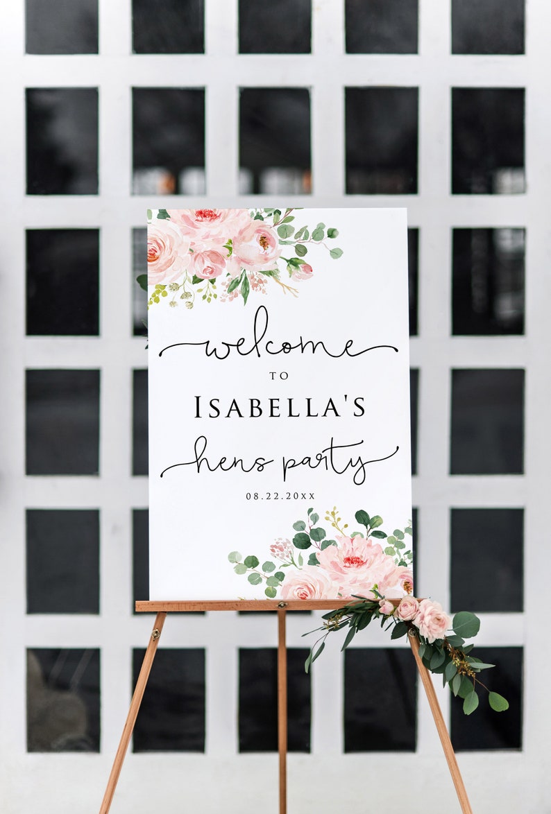 6 Sizes Hens Party Welcome Sign Hen Party Welcome Sign Hens - Etsy ...