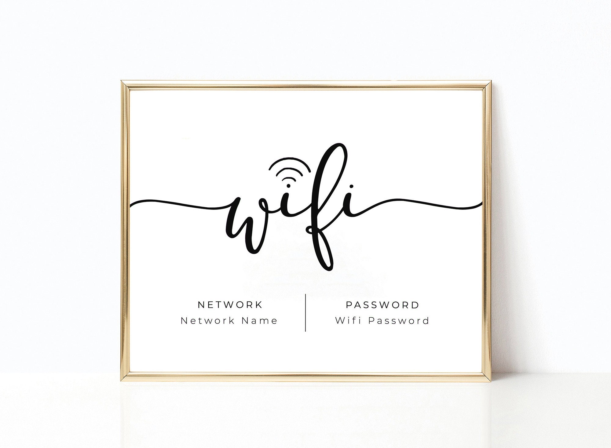 WIFI Password Sign Printable Wifi Sign WIFI Password Sign - Etsy Canada