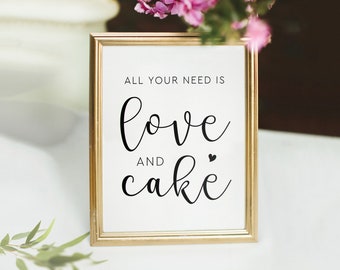 Wedding Cake Sign | Etsy