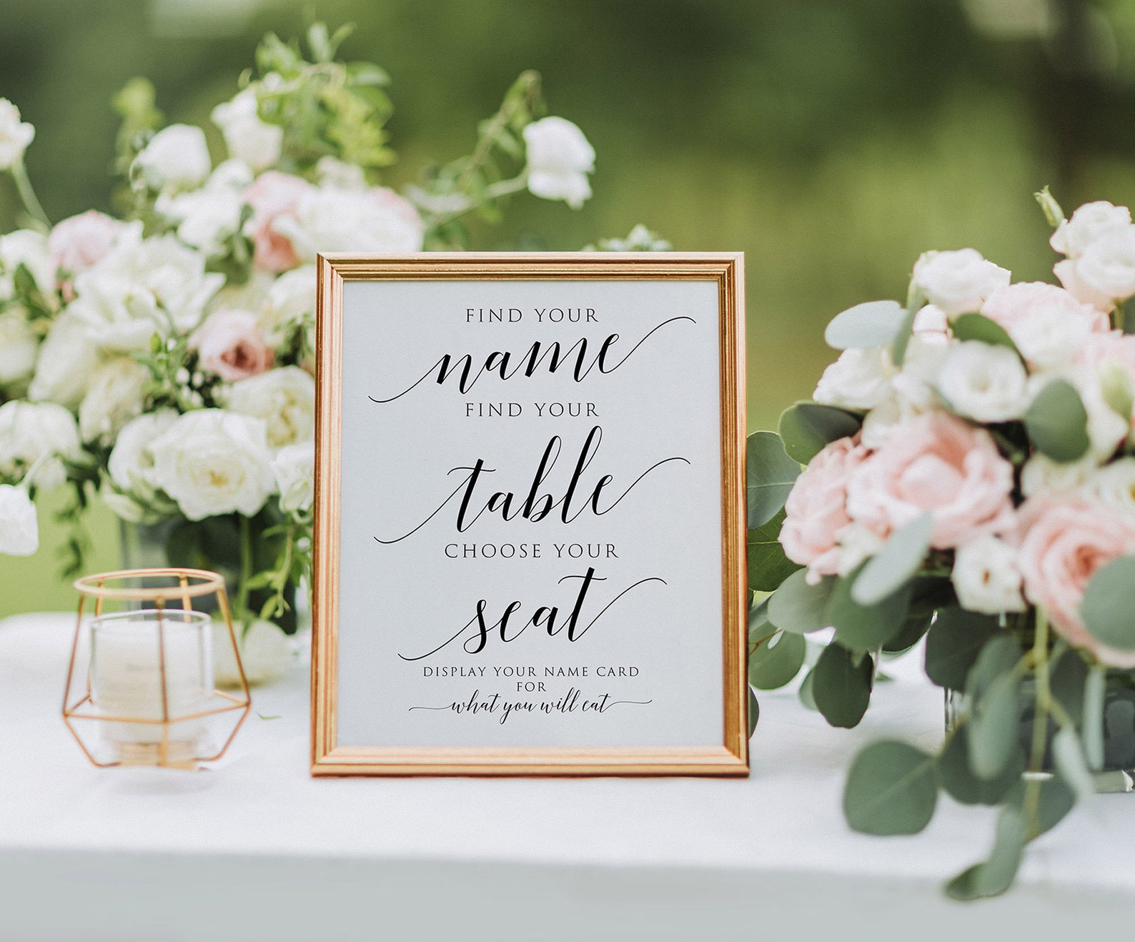 Wedding Seating Sign Wedding Ceremony Sign Find Your Seat - Etsy