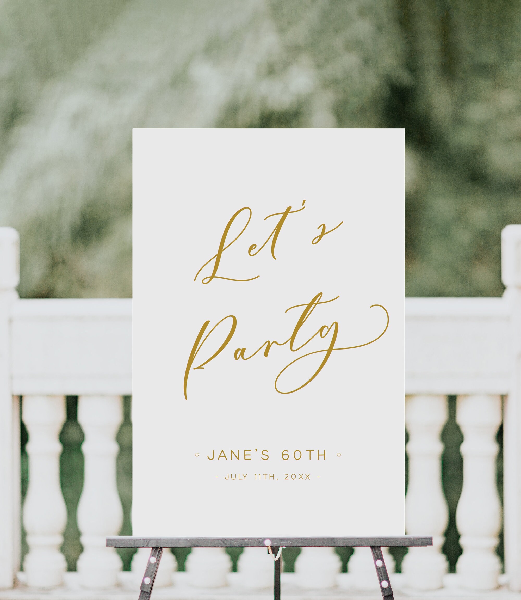 5 Sizes Birthday Party Welcome Sign Template Let's Party - Etsy Canada