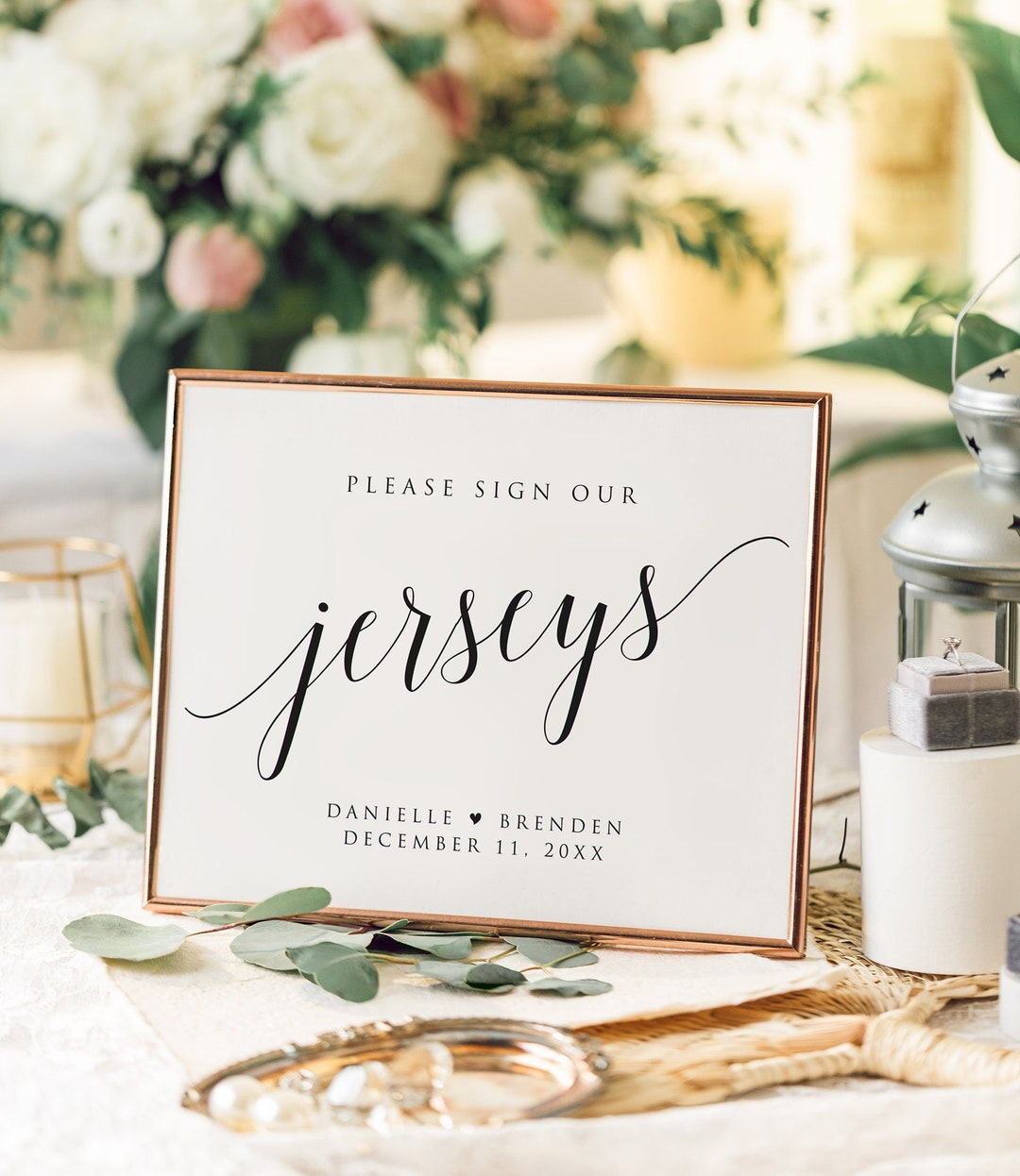 Please Sign Our Jerseys, Guestbook Ideas, Jersey Sign, Sports Wedding ...