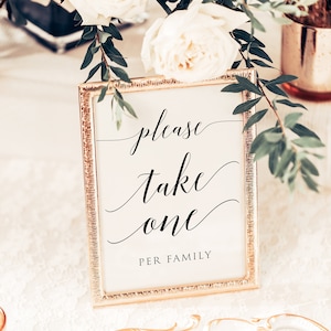 Please Take One Sign, Take One Sign, Please Take One per Family ...